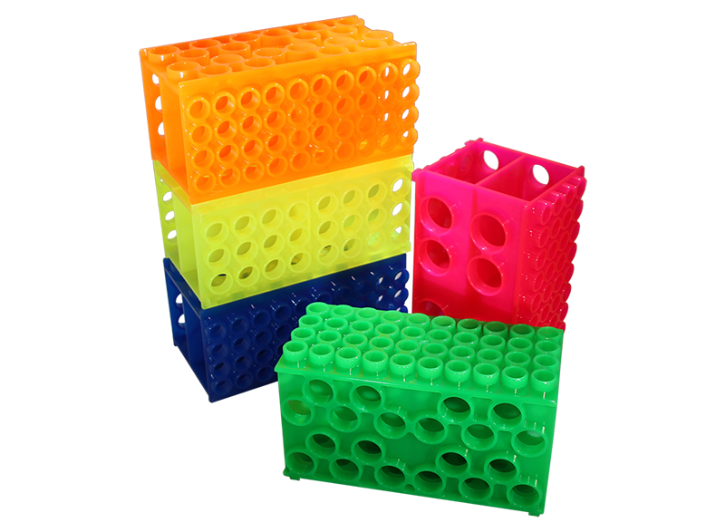 I5420-29 TR-8 4 Way Flipper Rack - assorted fluorescent colours, each ...