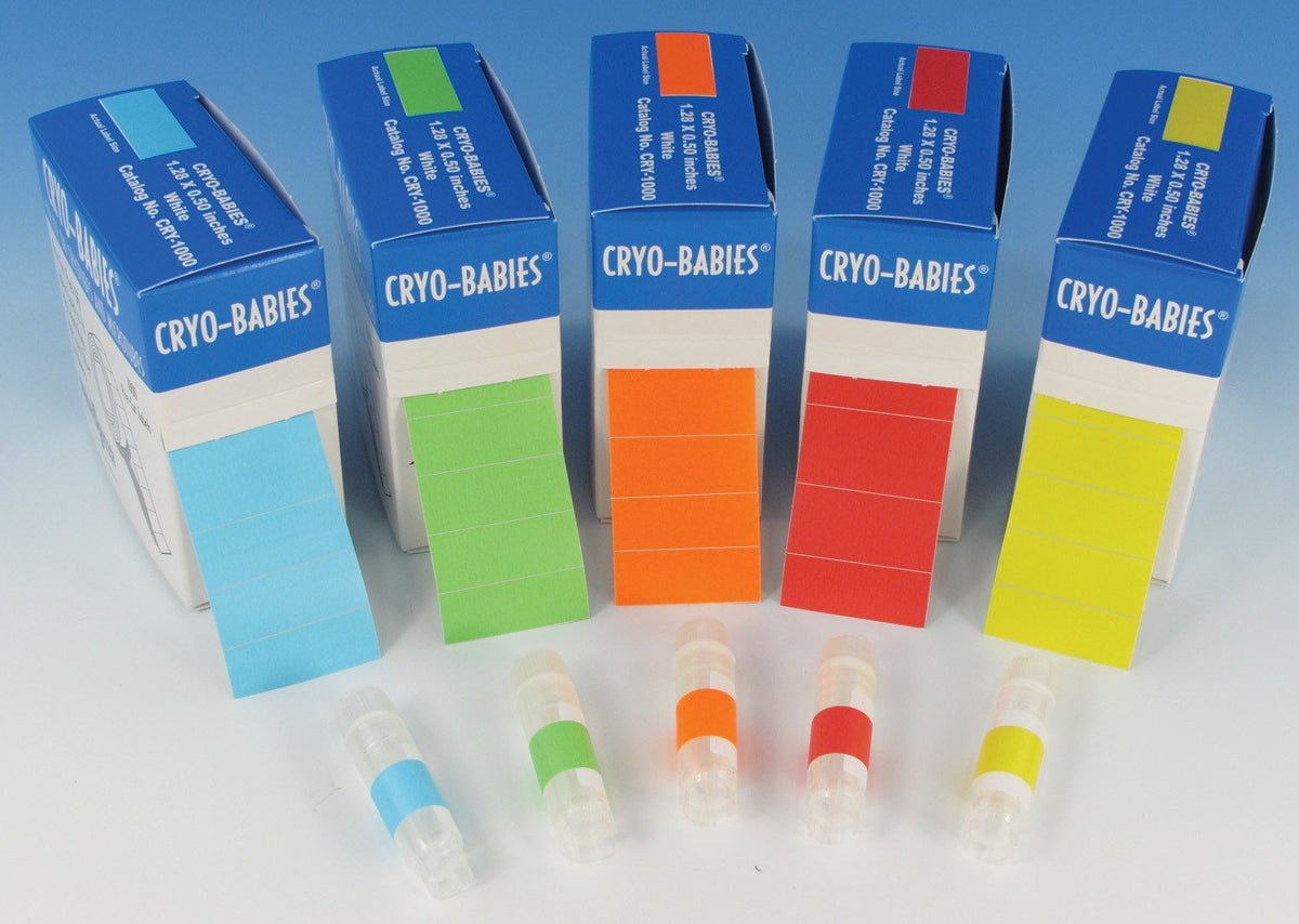 Cryo-Babies 1.28 x 0.50" 1,000/roll, Blue – Astral Scientific