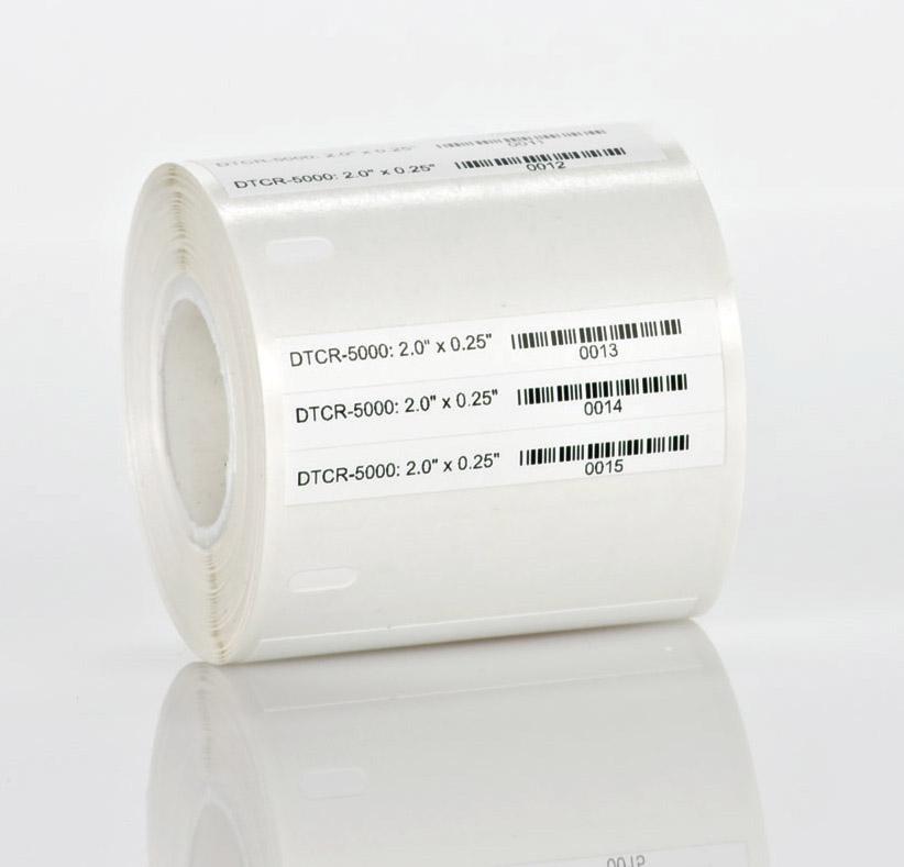 DT Sidewall Cryo-Tag, 51mm x 6mm, 1,000/roll, White – Astral Scientific